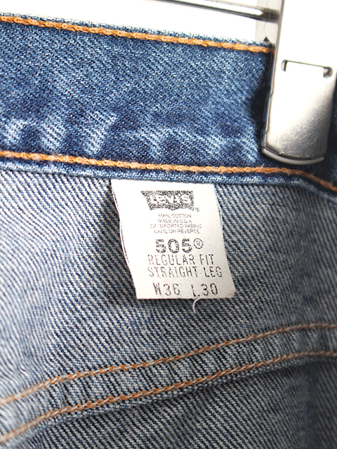 【USED】00s Levi's 505 DENIM PANTS "MADE IN USA" W36/L30 - OIKOS 毎日を楽しく豊かにする洋服・雑貨を取り扱う正規代理店