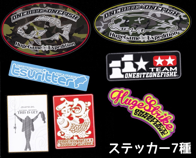 OBOF ワンバイトワンフィッシュ 「2014ステッカー」 OPA! （オーパ！）