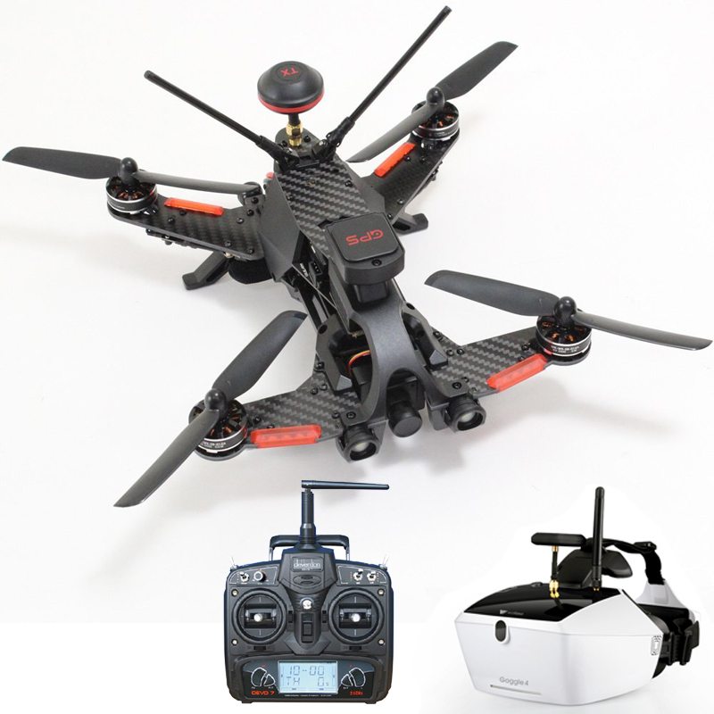 ORI RC WALKERA Runner 250 PRO ワルケラ 純正 カメラ GPS OSD 付き + Devo7 + Goggle4 ...