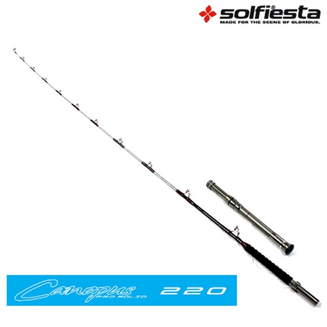 solfiesta グラスソリッド船竿 CANOPUS 220B（80～200号）(solf-060043) おり釣具 本店
