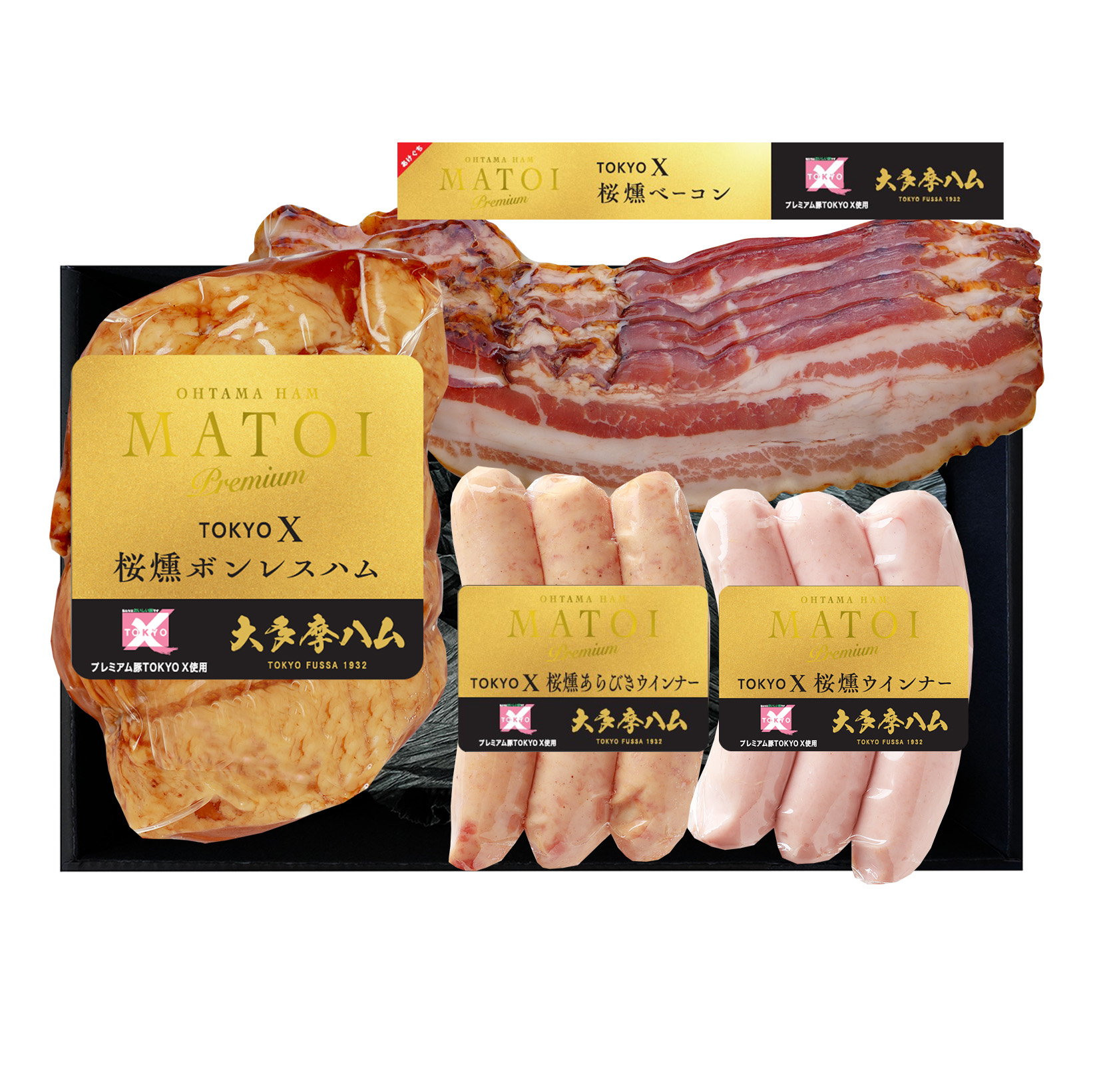 MATOIプレミアム TOKYOX紐巻きハム詰合せ XPB70【送料込み】