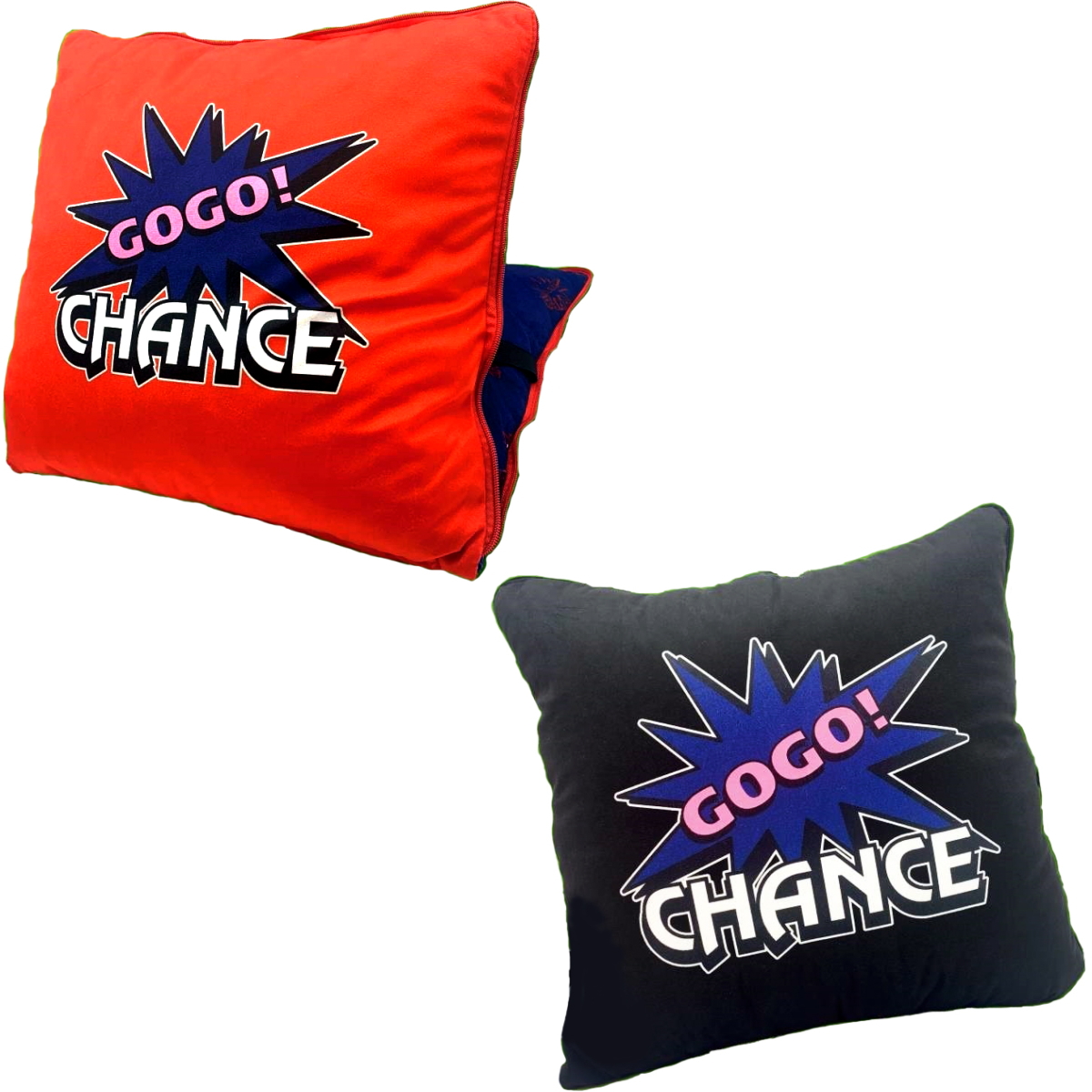 ジャグラー 2WAYシート GOGO!CHANCE クッション 表裏デザイン 座布団 最少40cm 最大80cm / パチスロ スロット ...