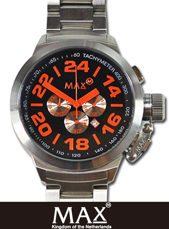 MAX XL WATCH 5-MAX 460 BLK/ORG/SLV 腕時計 を通販【paper福岡】