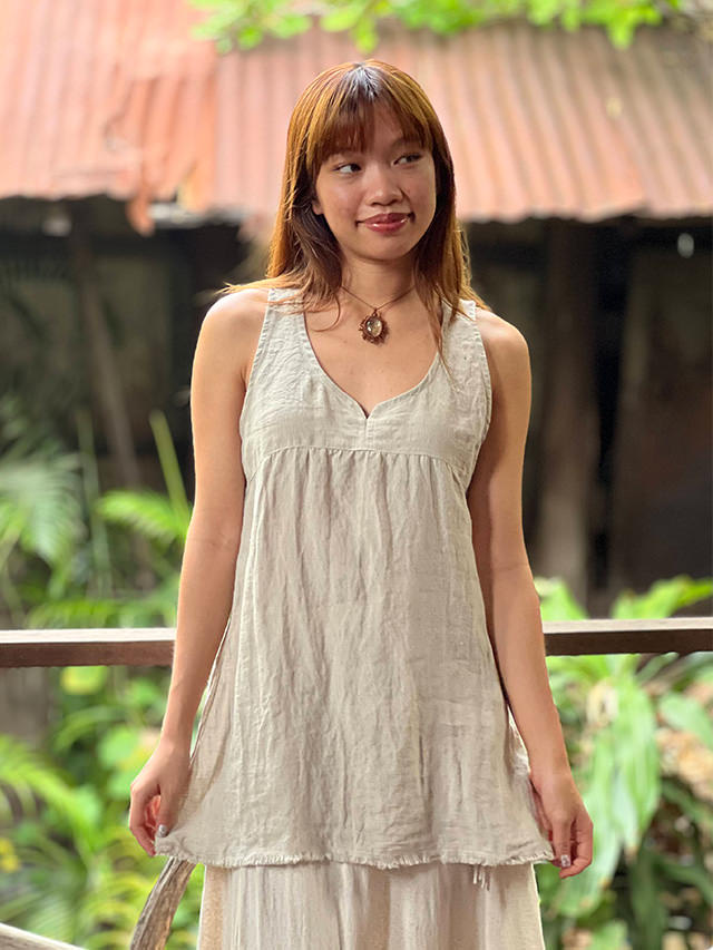 asana HEMP100% タンクトップ・きなり【パヤカ オンラインショップ】