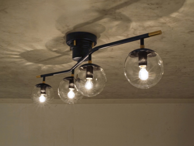 エルー HEROULT シーリングライト 4灯 LT-4267【INTERFORM】インターフォルム 家具インテリア雑貨通販POINT【ポイント】