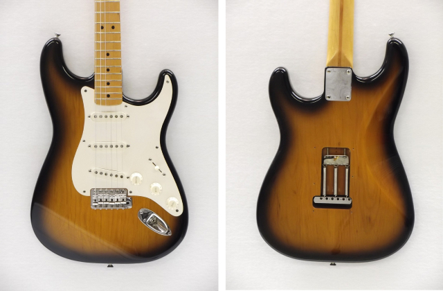 1992年 Fender Stratocaster 2 tone Sunburst プレミアム ユーズドギター 松下工房