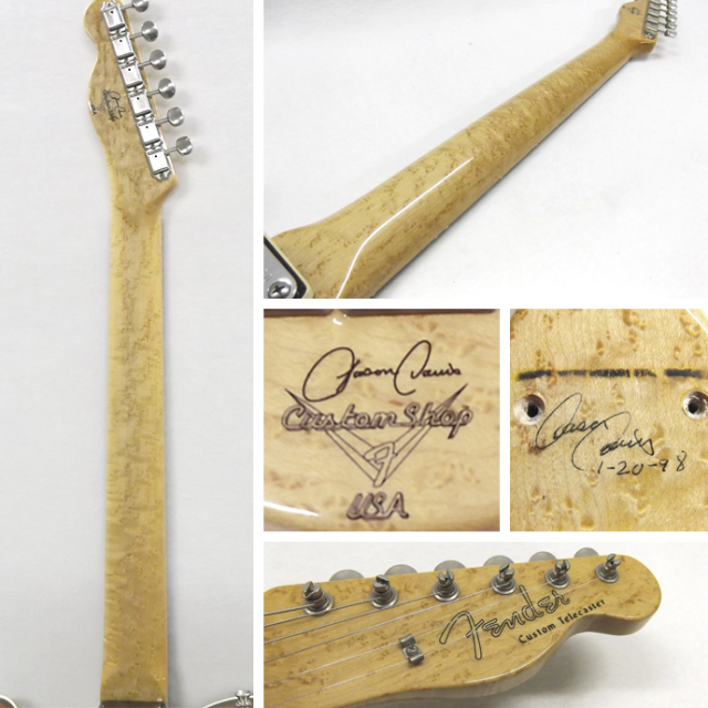 1998年 Fender Custom Shop Telecaster Master Builder / Jason Davis プレミアム ...
