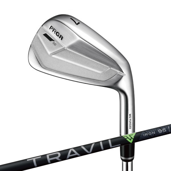 【カスタム専用モデル】【PRGR IRONs】00 アイアン 〔#5-PW 6本セット〕〔2020年モデル〕※TRAVIL IRON装着モデル