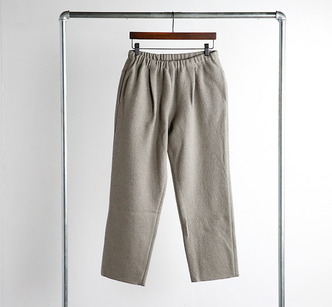 evam eva エヴァムエヴァ プレスウールパンツ press wool pants E223K103