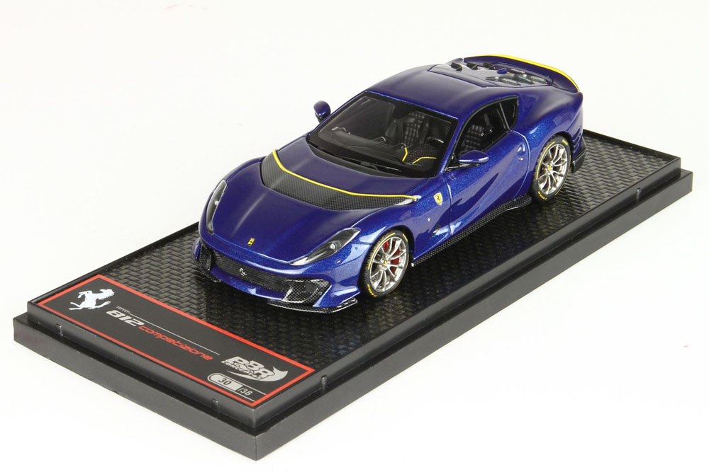 BBRC259D1 Ferrari 812 Competizione Blue Tour de France /Horizontal ...