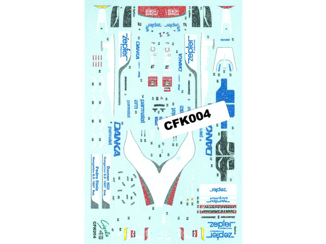 ** 予約商品 ** Cigale 43 Decal CFK004D 1/43 Arrows A18 Hungarian GP 1997 ...
