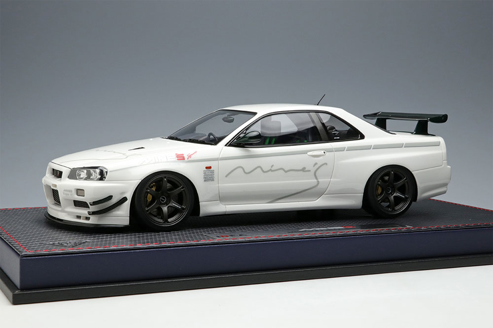 イデア IM073 1/18 マインズ スカイライン GT-R (BNR34) V・spec N1 2021 (レイズホイール)