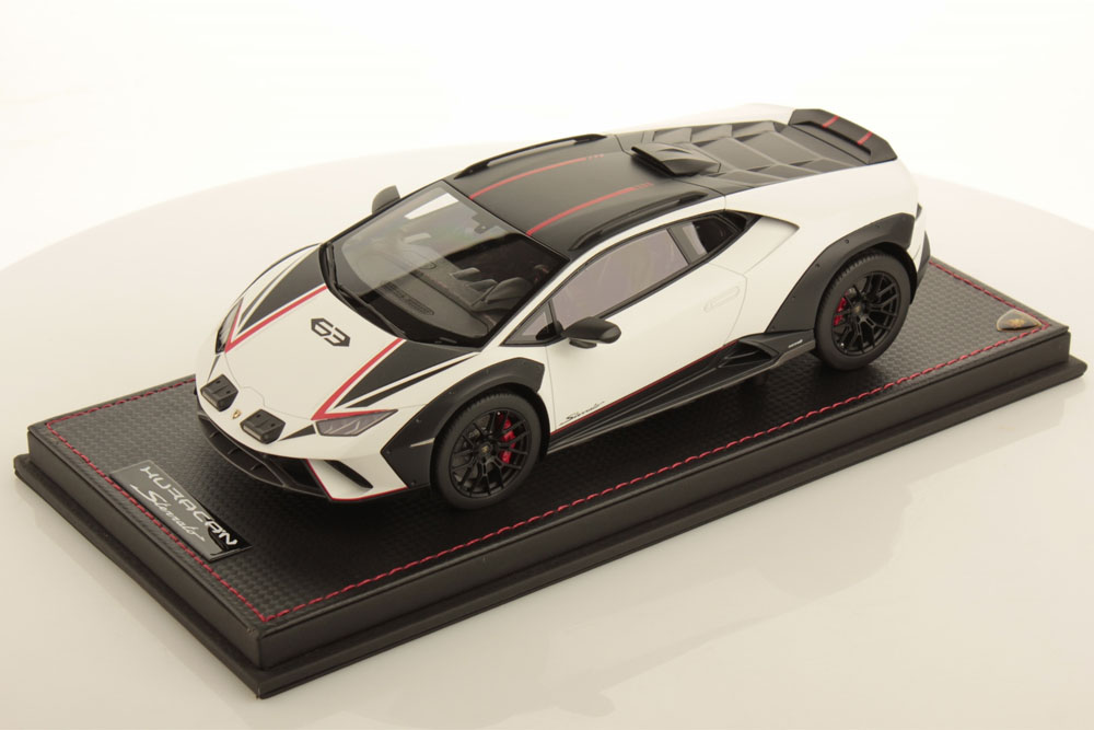 MR collection LAMBO057B 1/18 Lamborghini Huracan Sterrato Bianco Phanes ...