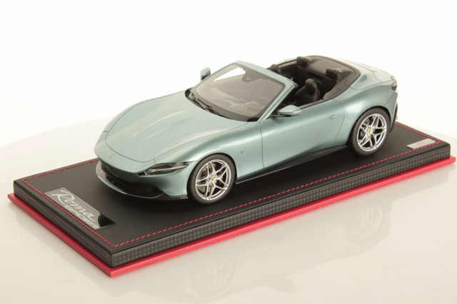 ** 予約商品 ** MR collection FE040A 1/18 Ferrari Roma Spider Celeste Trevi ...
