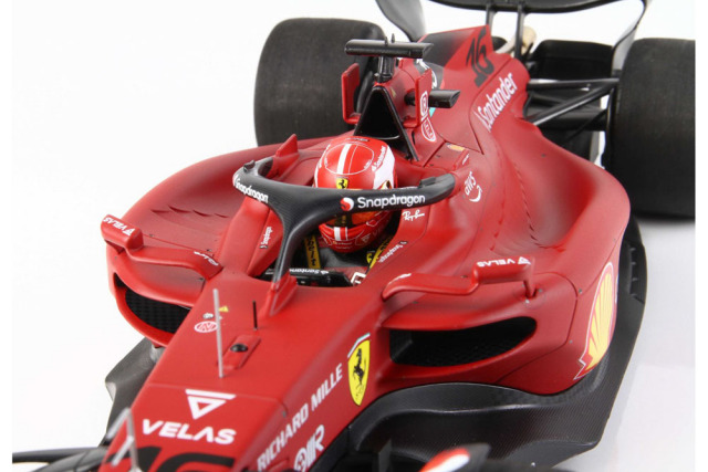 BBR 221816DIEV 1/18 Ferrari F1-75 Bahrain GP 2022 C.Leclerc Winner （ケース ...