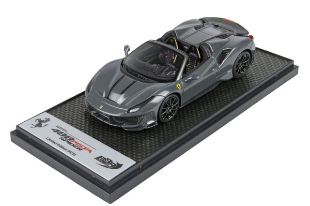 BBRC218ST Ferrari 488 Pista Spider Blu Elder Limited 33pcs ミニカー専門店 ラクーンオート