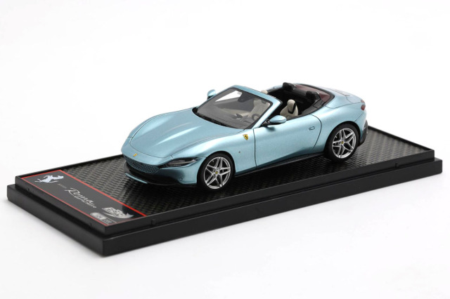 ** 予約商品 ** BBRC282A Ferrari Roma Spider Metallic Celeste Trevi ミニカー専門店 ...