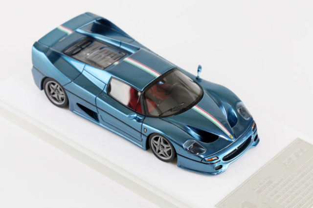 SCM Model 1/43 Ferrari F50 Coupe Chrome Mirage Blue limited 25pcs ミニカー ...