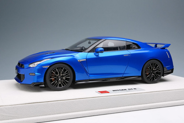 アイドロン EML083A 1/18 日産 GT-R プレミアムエディション 2024 ワンガンブルー