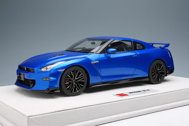アイドロン EML083A 1/18 日産 GT-R プレミアムエディション 2024 ワンガンブルー