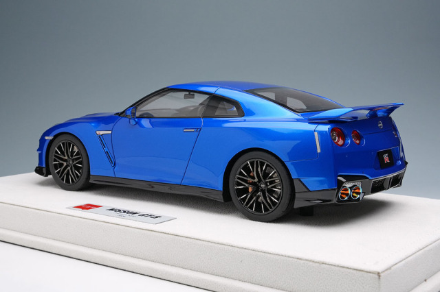 アイドロン EML083A 1/18 日産 GT-R プレミアムエディション 2024 ワンガンブルー