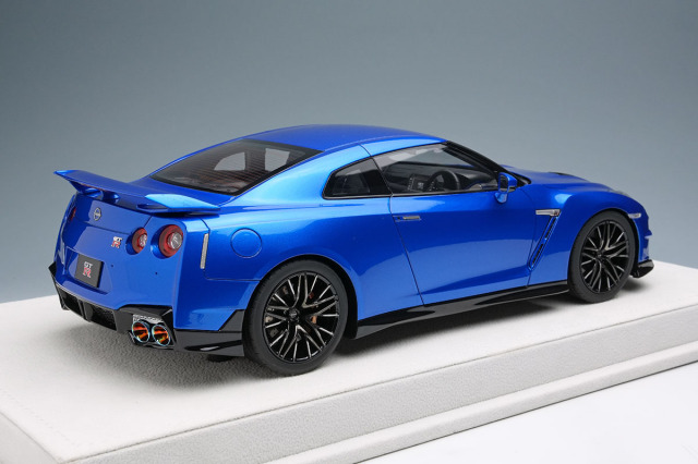 アイドロン EML083A 1/18 日産 GT-R プレミアムエディション 2024 ワンガンブルー