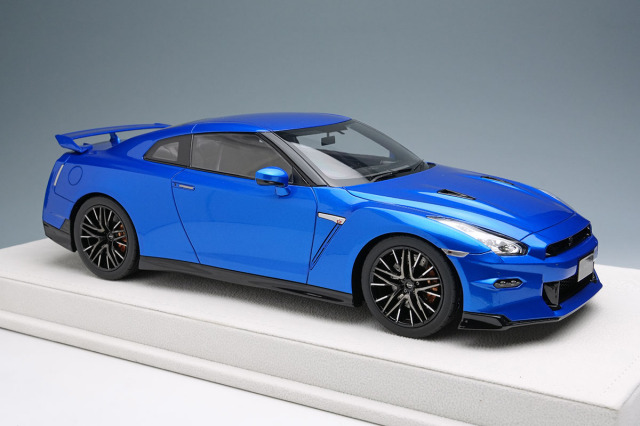 アイドロン EML083A 1/18 日産 GT-R プレミアムエディション 2024 ワンガンブルー
