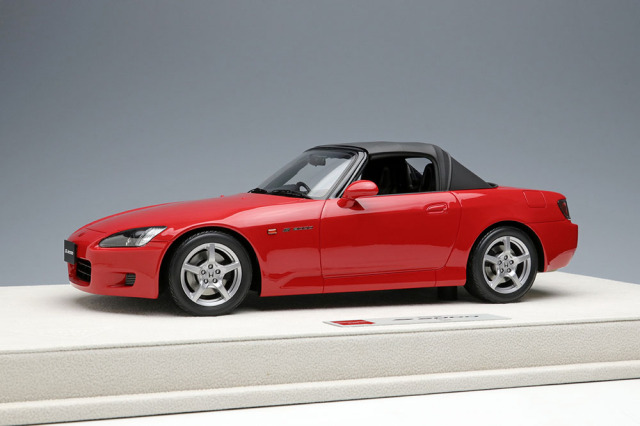 アイドロン EML110E 1/18 ホンダ S2000 (AP1) 1999 ニューフォーミュラレッド
