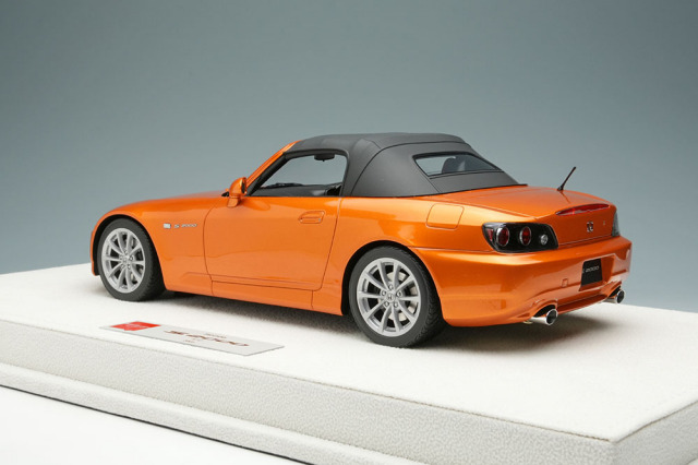 アイドロン EML118F 1/18 ホンダ S2000 (AP2) 2005 ニューイモラオレンジパール