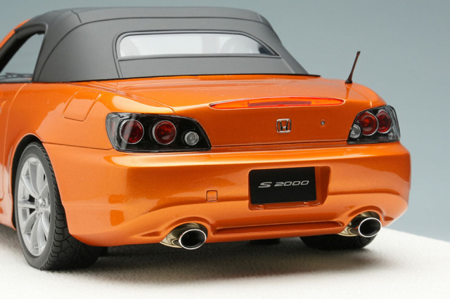 アイドロン EML118F 1/18 ホンダ S2000 (AP2) 2005 ニューイモラオレンジパール