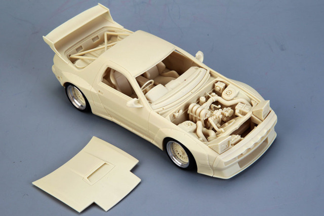 Hobby Design HD03_0620 1/24 Rocket Bunny Mazda RX7(FC3S) Full Detail Kit ミニカー専門店 ラクーンオート
