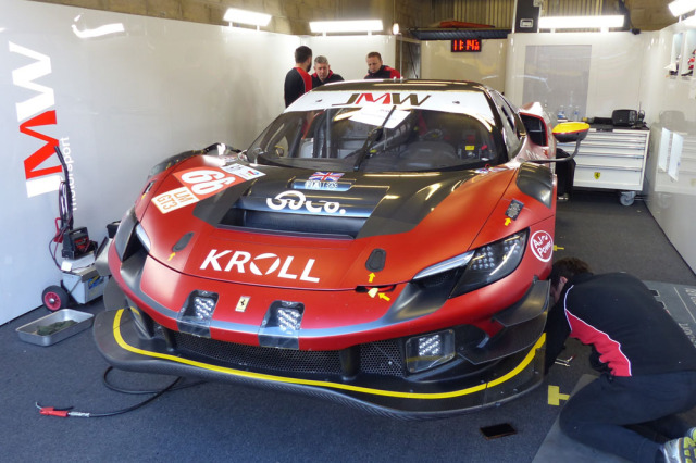 ルックスマート LSLM188 1/43 フェラーリ 296 GT3 No.66 JMW Motorsport ルマン 24H 2024