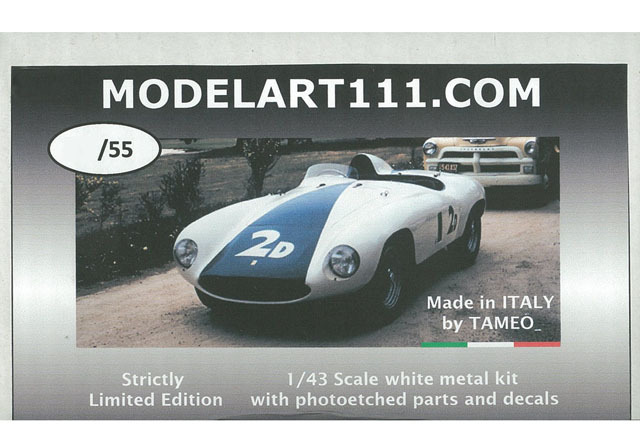 MODELART111 ref.17.2 1/43 Ferrari 750 Monza #0510 Winner Pebble Beach 1955 ミニカー専門店 ラクーンオート