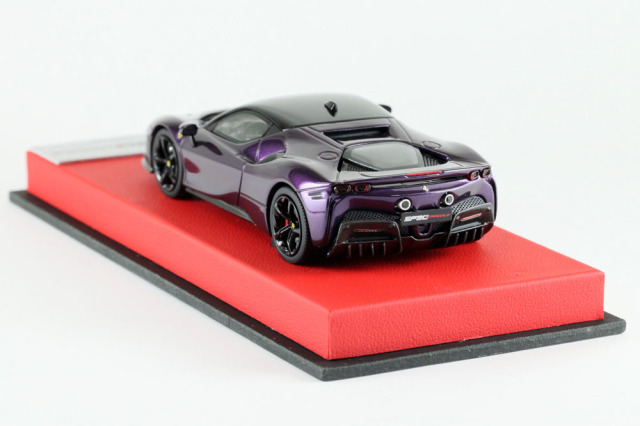BBR RACE43-132 Ferrari SF90 Stradale Violet (Red leather Base) Limited ...