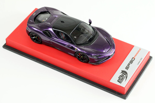 BBR RACE43-132 Ferrari SF90 Stradale Violet (Red leather Base) Limited ...