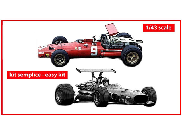 TAMEO kit SLK133 Ferrari 312 F1 British GP 1969 C.Amon ミニカー専門店 ラクーンオート
