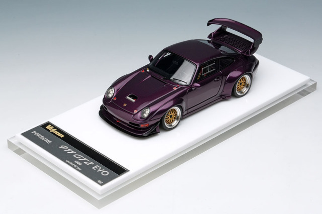 ヴィジョン VM131F ポルシェ 911 (993) GT2 EVO 1998 アメジストメタリック (限定60台)