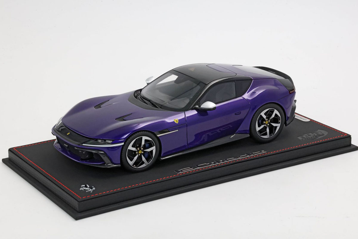 ** 予約商品 ** BBR P18254CV 1/18 Ferrari 12 Cilindri Panoramic Roof Violet ...