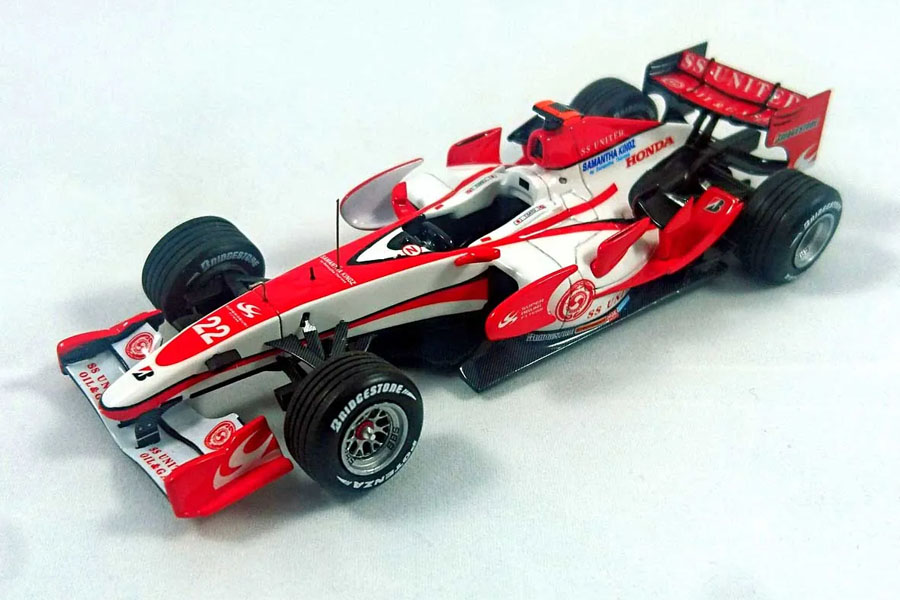 TAMEO kit SLK045 Super Aguri Honda SA07 Canada GP 2007 ミニカー専門店 ラクーンオート