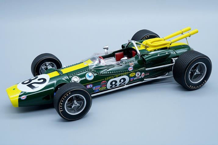 ** 予約商品 ** Tecno Model TM18-176A 1/18 Lotus 38 Indy 500 1965 Winner #82 ...