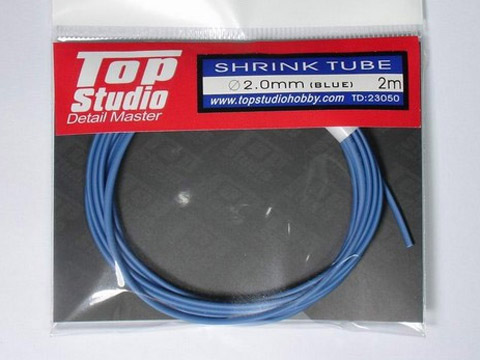TOP STUDIO TD23050 2.0mm Shrink Tube Blue ミニカー専門店 ラクーンオート
