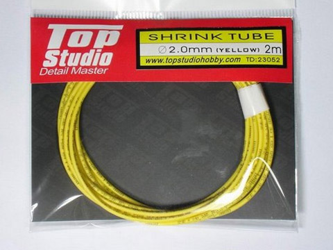 TOP STUDIO TD23052 2.0mm Shrink Tube Yellow ミニカー専門店 ラクーンオート