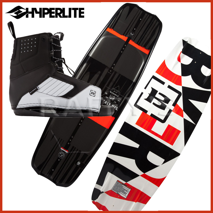 ウェイクボード セット HYPERLITE ハイパーライト 2015 BYERLY MONARCH 137cm+STANDARD BOOT ...