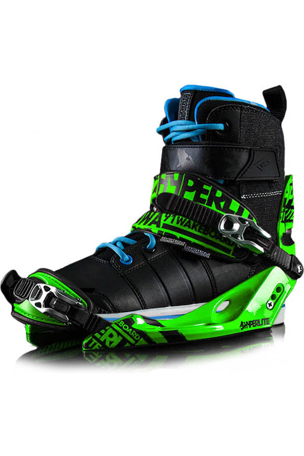 ハイパーライト HYPERLITE 2013 ブーツ セット PROCESS+SYSTEM BINDING GREEN 限定 システムビンディング ウェイクボード