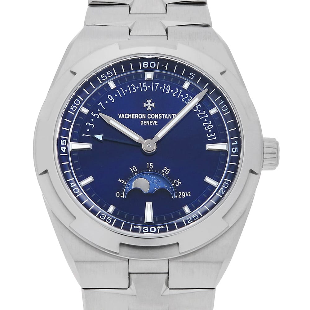 4000V/210A-B911 ブルー VACHERON CONSTANTIN（ヴァシュロンコンスタンタン）オーヴァーシーズ ムーンフェイズ ...