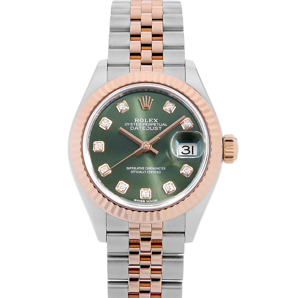 279171G オリーブグリーン/5列/ジュビリーブレス ROLEX（ロレックス） デイトジャスト28 中古 | 東京・大阪の高級ブランド時計 ...