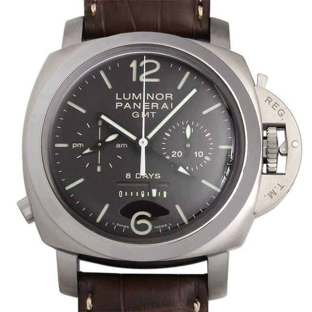 PAM00311 パネライ(PANERAI) ルミノール1950 クロノ モノプルサンテ 8DAYS GMT チタニオ 中古品 | 東京・大阪 ...