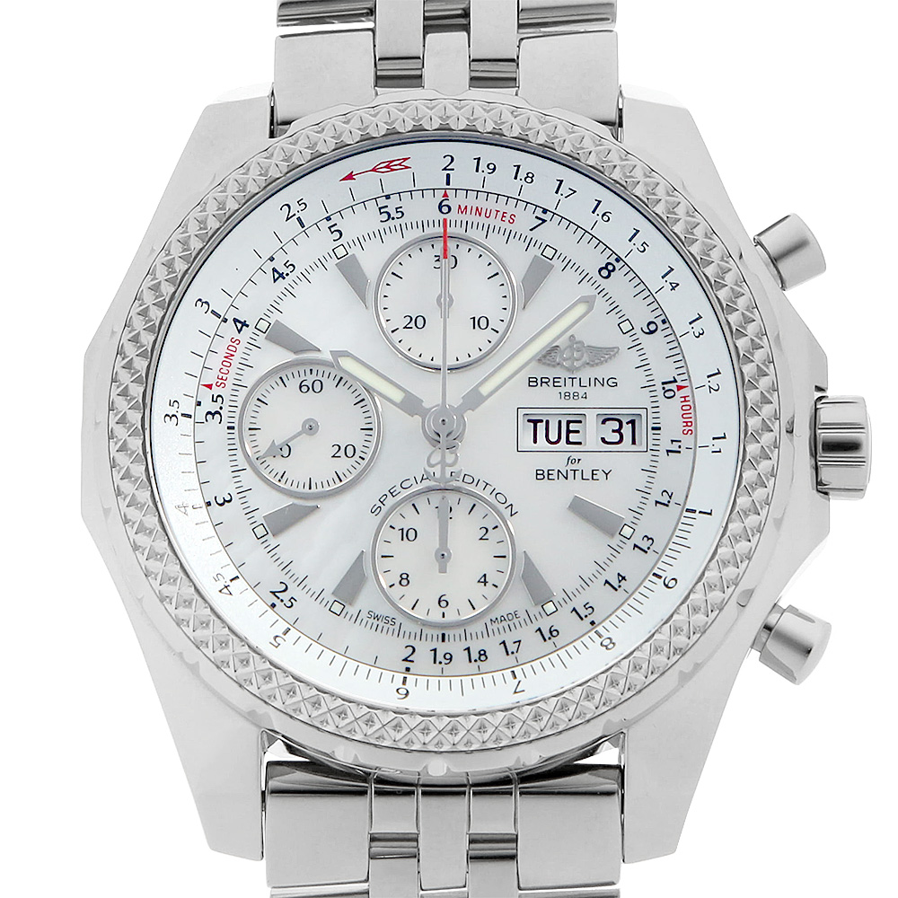 A133628X/A786 ホワイトシェル BREITLING（ブライトリング）ベントレーGT 中古 | 東京・大阪の高級ブランド時計の販売 ...