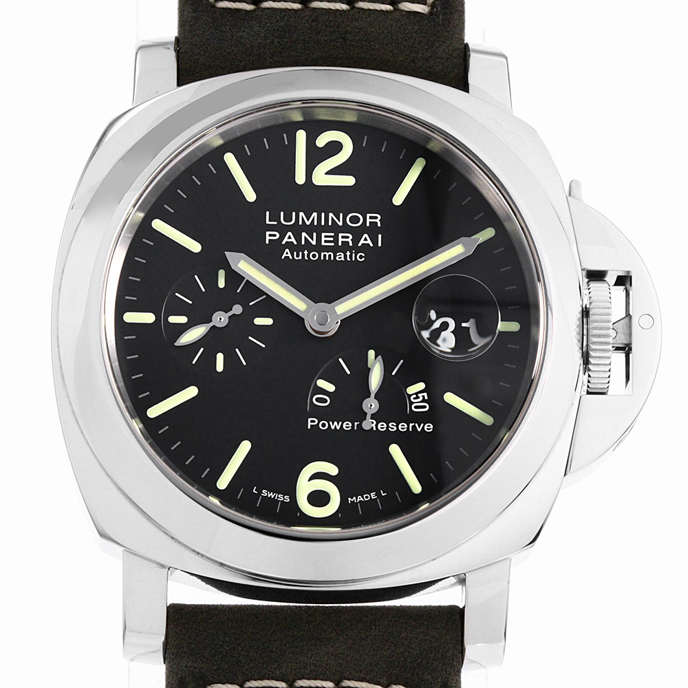 PAM01090 PANERAI（パネライ） ルミノール パワーリザーブ オートマティック アッチャイオ 中古 | 高級ブランド時計の販売 ...