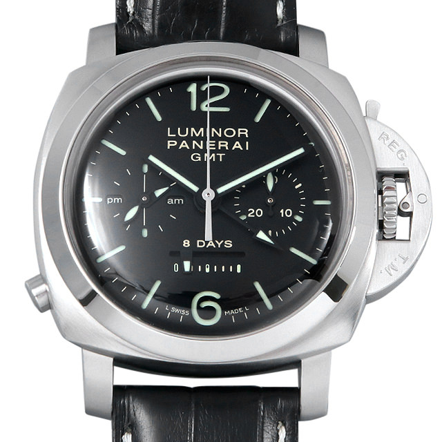 PAM00275 PANERAI（パネライ） ルミノール 1950 8デイズ GMT クロノグラフ モノプルサンテ 中古 | 東京・大阪の高級 ...
